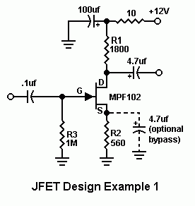 Designing JFET Audio PreAmplifiers